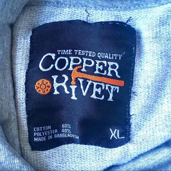 copper rivet | Shirts | Short Sleeve Sweatshirt Cowl Neck Hoodie Gray ...